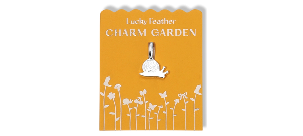 Click here for Lucky Feather Charm Garden - Silver - Snail Charm prices