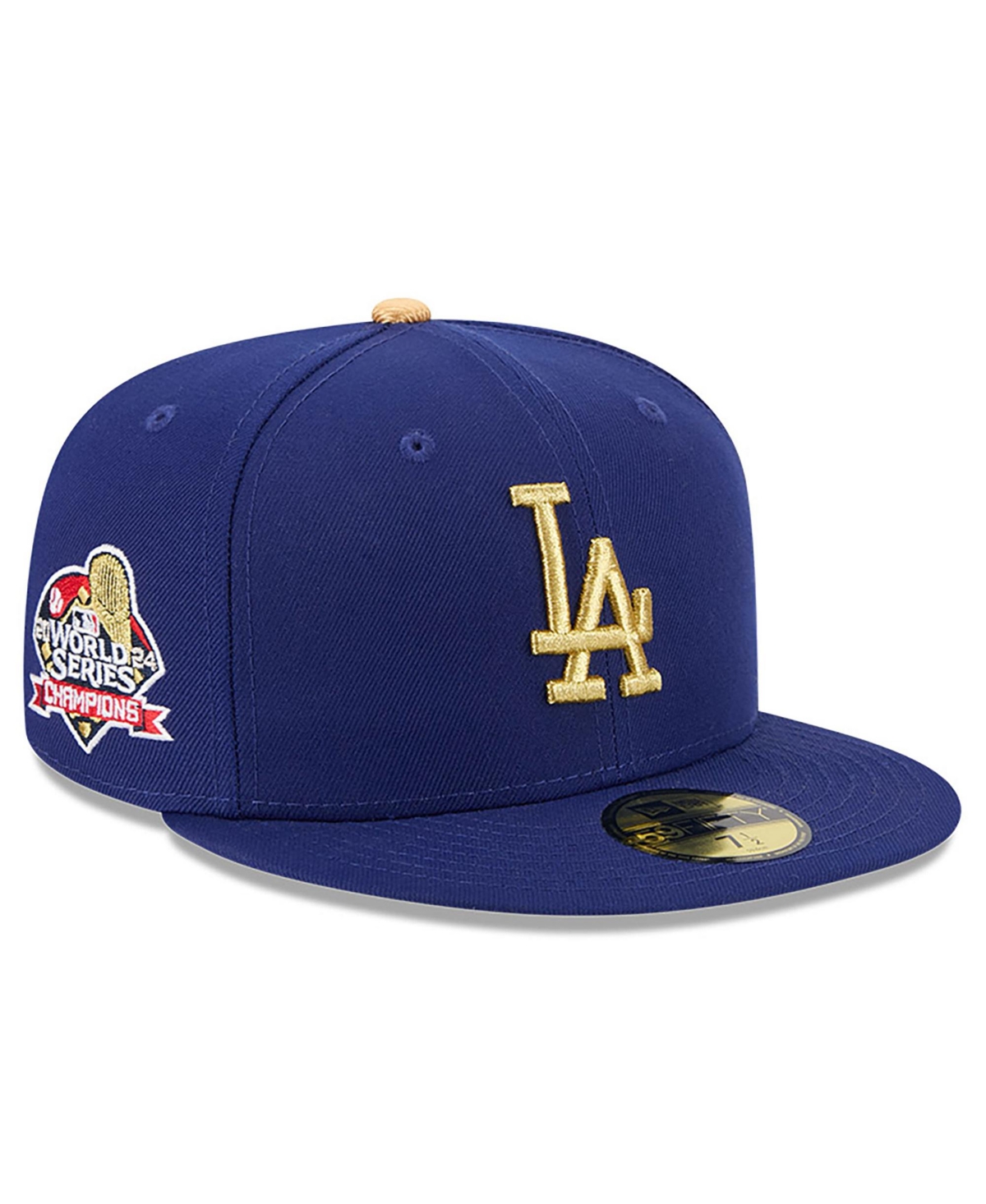 Click here for New Era Mens Royal Los Angeles Dodgers 2025 Gold C... prices