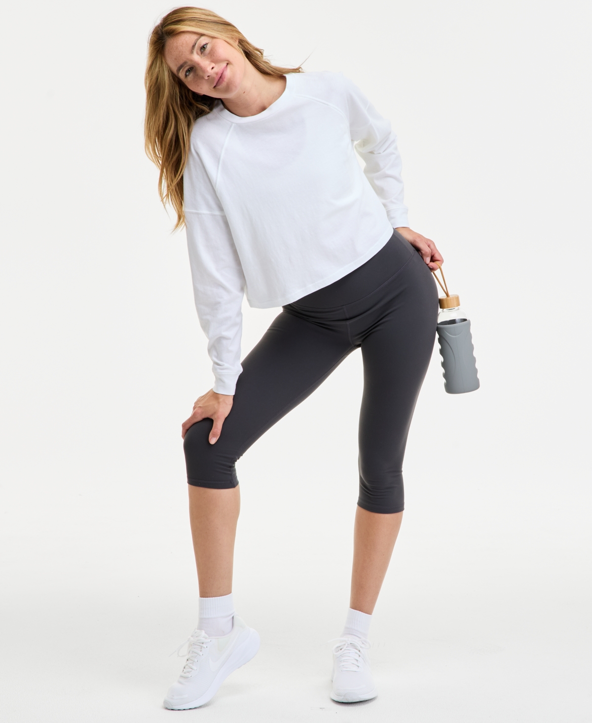 Click here for Id Ideology Womens Studio Cropped Leggings  Exclus... prices