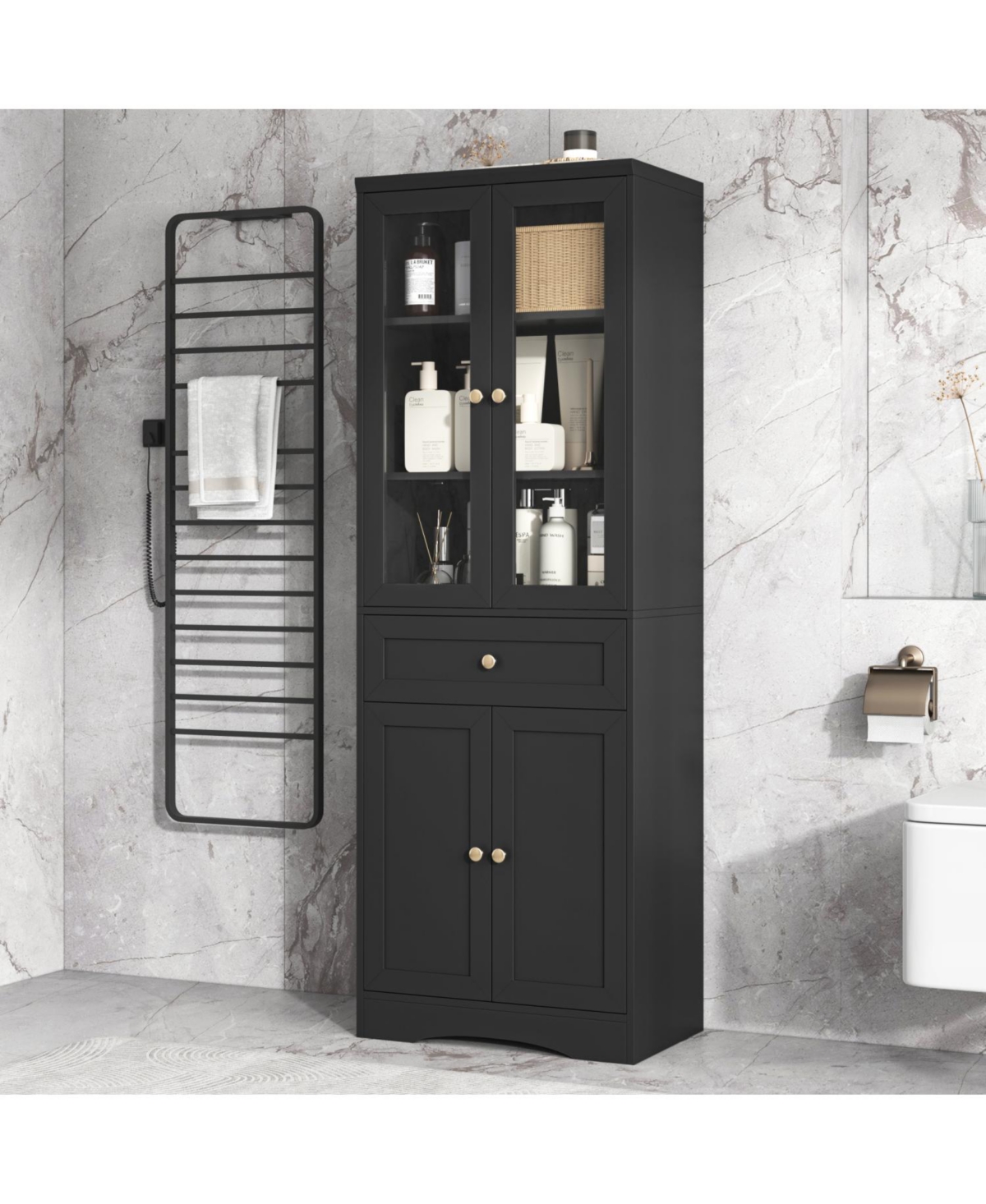 Click here for Tall Bathroom Storage Cabinet  Cabinet with Four D... prices