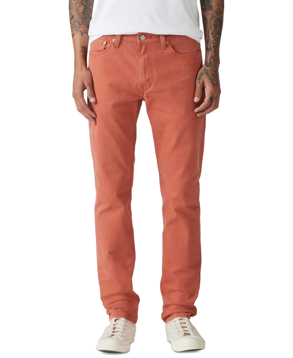 Click here for Levis Mens 511 Slim Fit Jeans - Etruscan Red prices