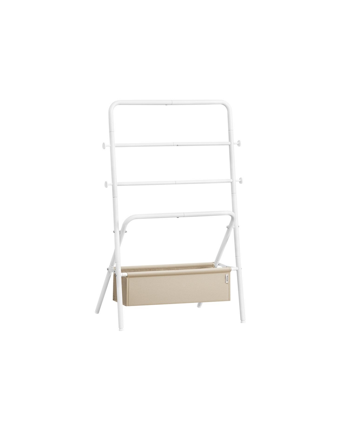 Click here for Foldable Towel Rack with 4 Hooks and Blanket Holde... prices