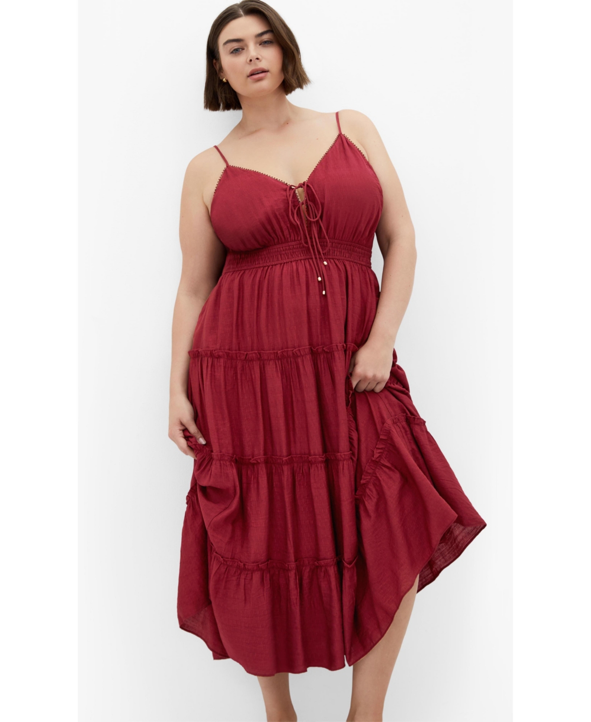 Click here for City Chic Plus Size Aiza Maxi Dress - Shiraz prices