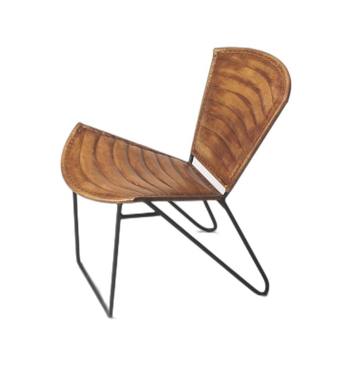 Click here for Sleek Faux Leather Side Chair for Versatile Home o... prices