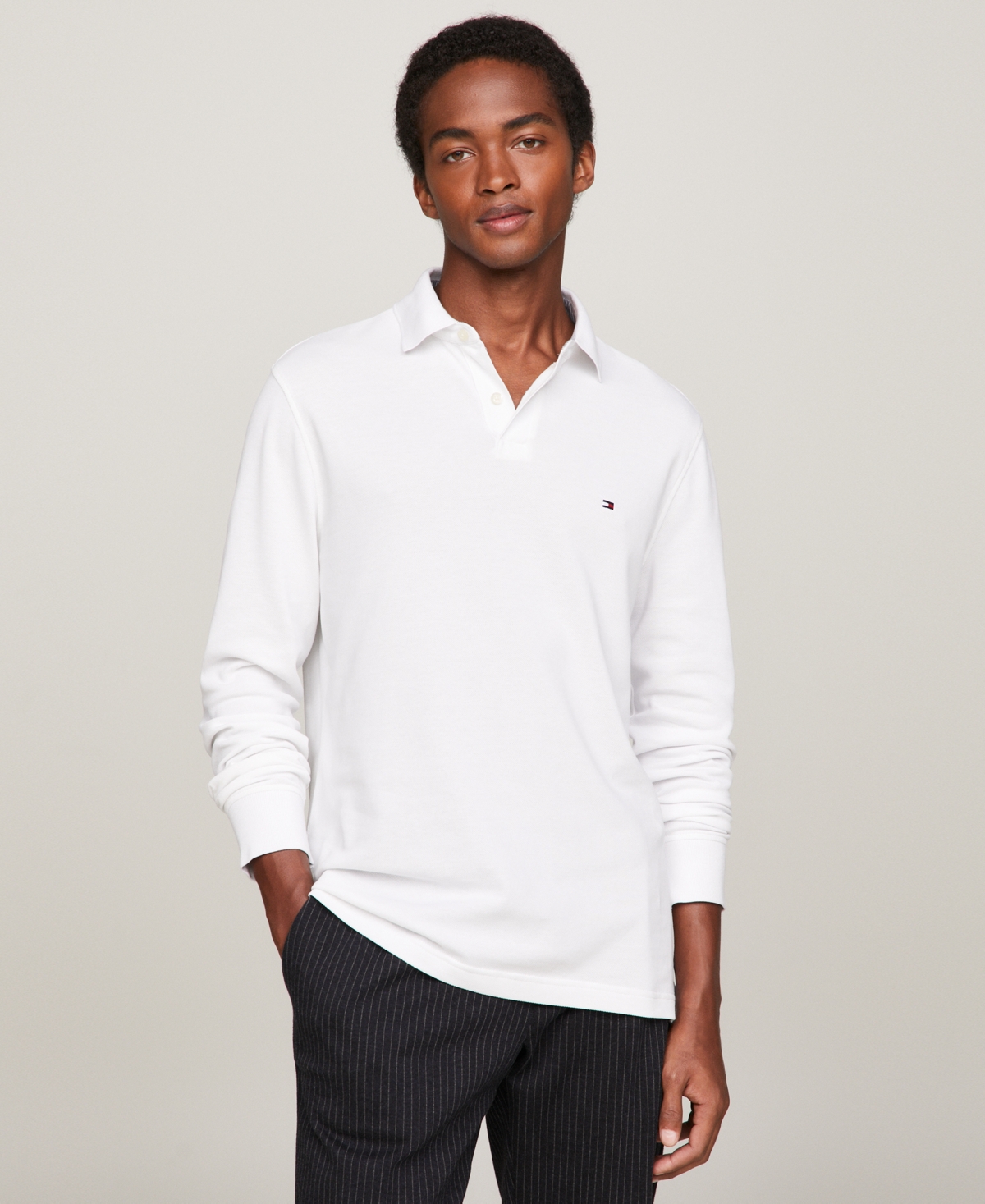 Click here for Tommy Hilfiger Mens 1985 Regular-Fit Long-Sleeve P... prices