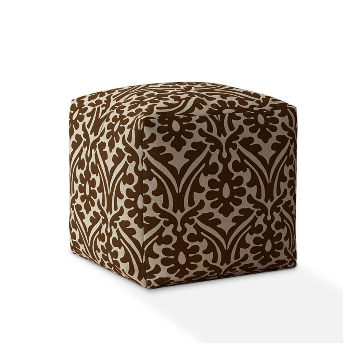 Click here for Cotton Damask Pouf Ottoman for Living Room and Bed... prices