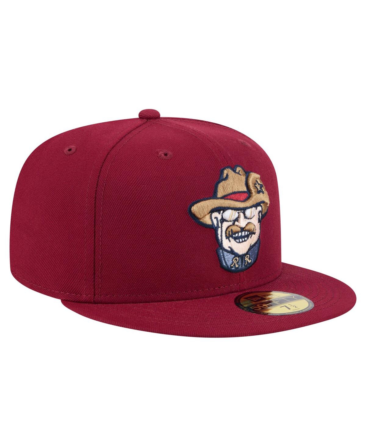 New Era Men's Burgundy Frisco Roughriders Authentic Collection 59fifty ...