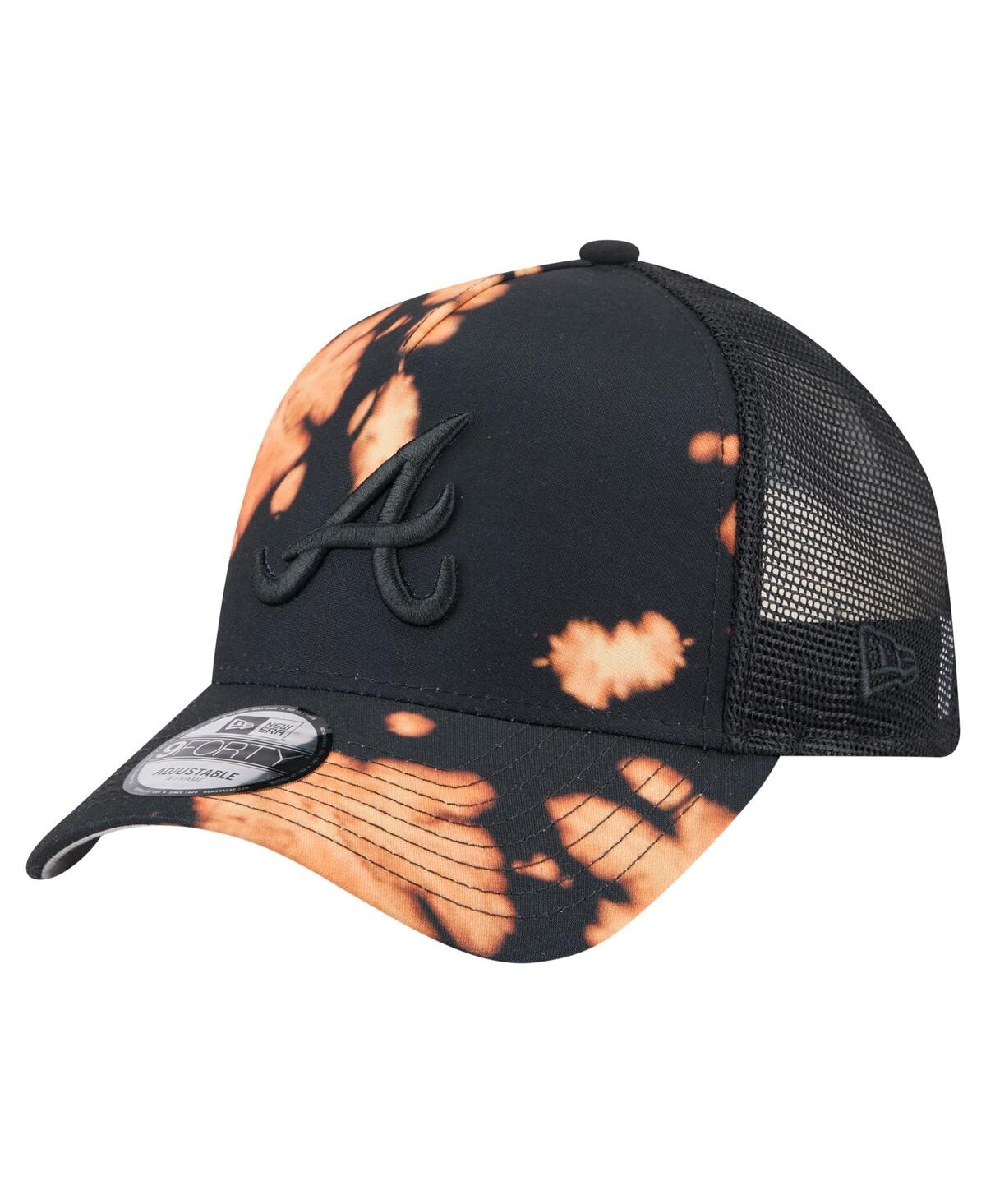 Click here for New Era MensÂ Black Atlanta Braves Bleached A-Fram... prices