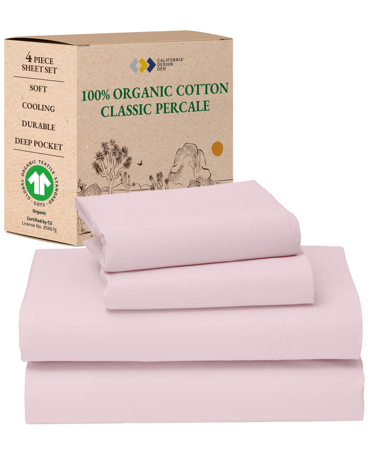 Click here for 100 Organic Cotton Sheets Set  Percale Bed Sheet -... prices