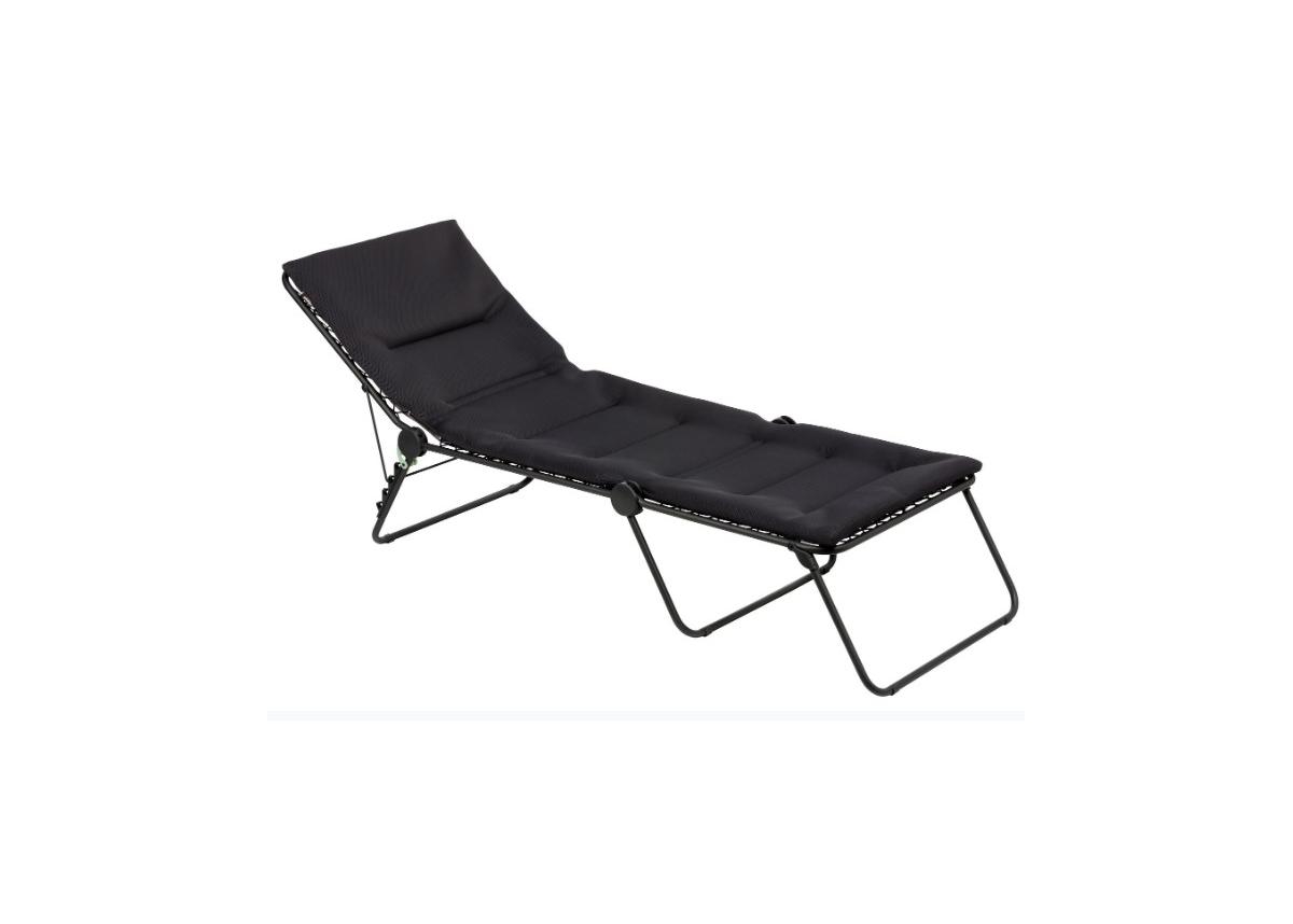 Click here for Reclining Steel Chaise Lounge with Cushion for Bac... prices
