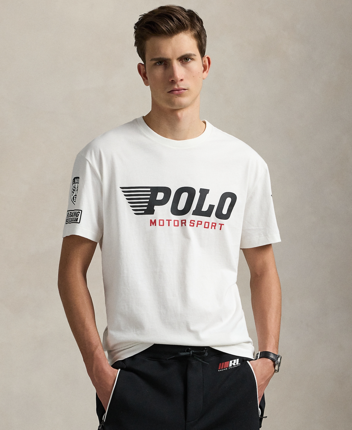 Click here for Polo Ralph Lauren Mens Classic-Fit Jersey Graphic... prices