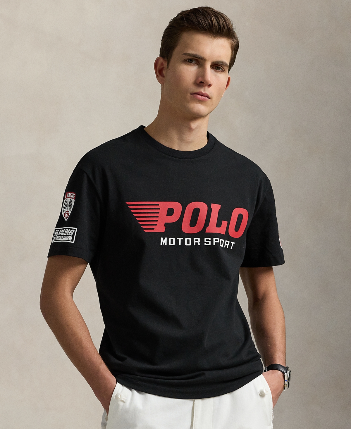Click here for Polo Ralph Lauren Mens Classic-Fit Jersey Graphic... prices