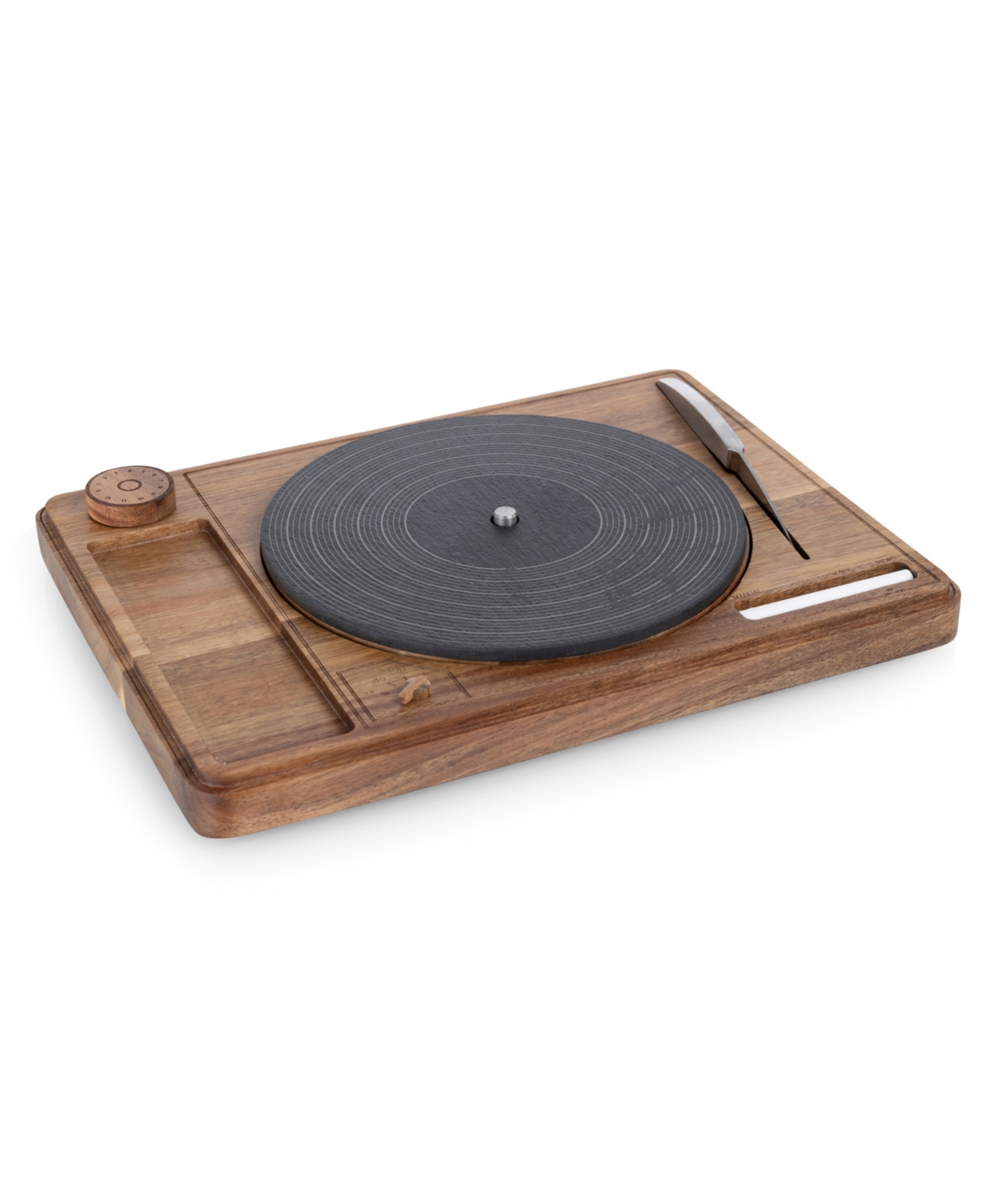 Click here for Toscana Turntable Acacia and Slate Cheese Board Se... prices