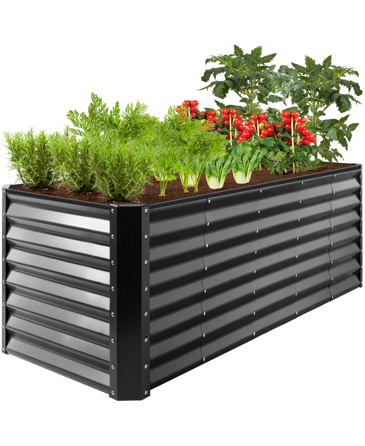 Click here for Best Choice Products 8x2x2ft Outdoor Metal Raised... prices