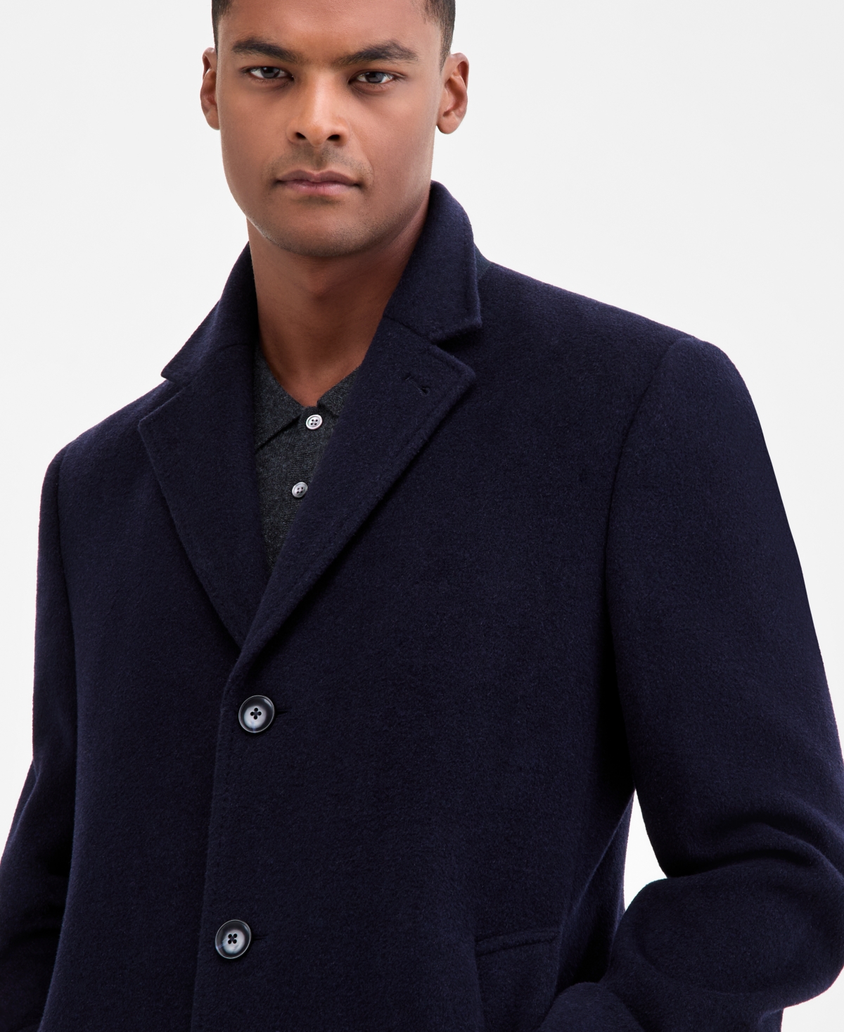 Click here for Michael Kors Mens Classic-Fit Wool Cashmere Blend... prices