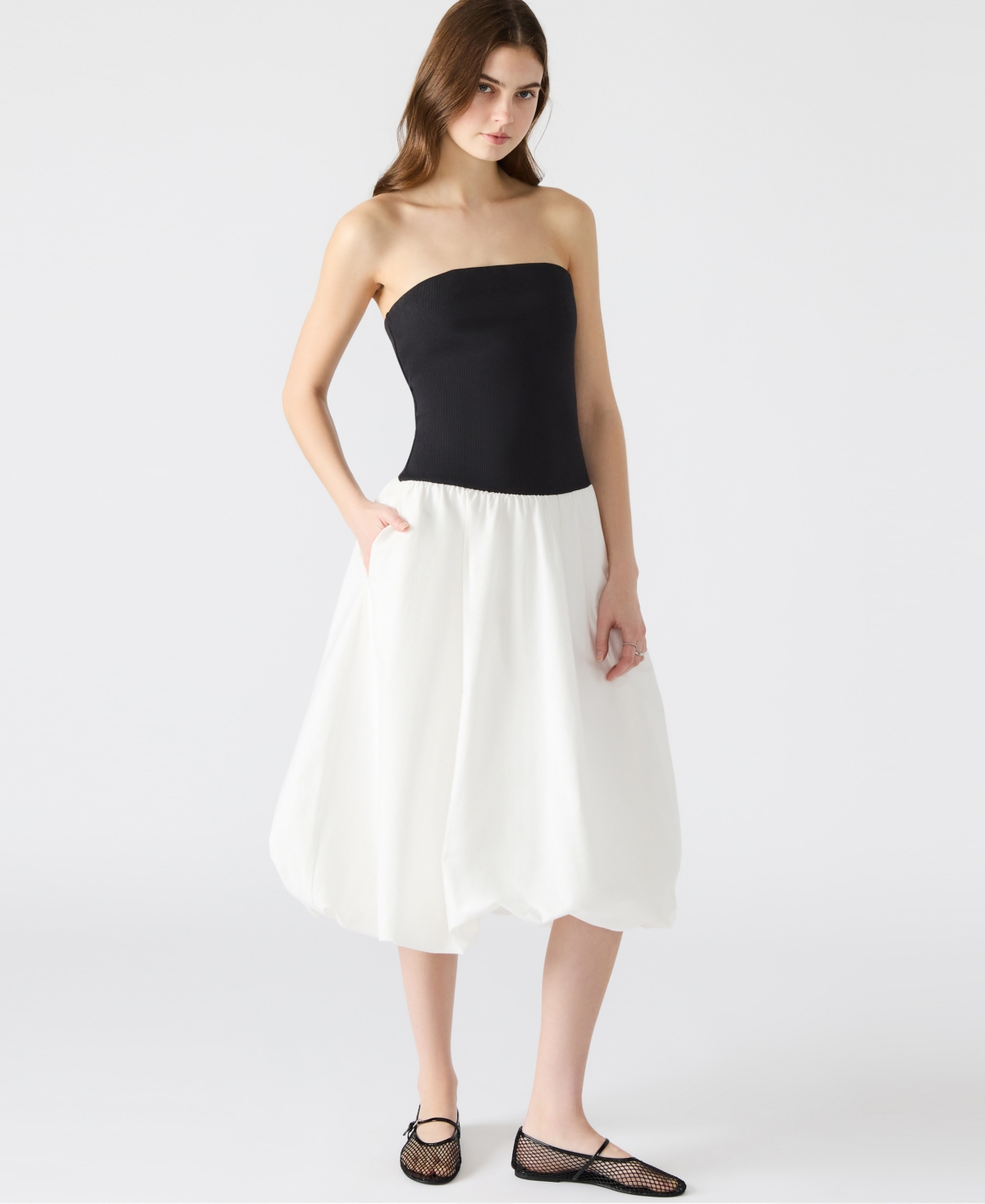 Steve Madden Oliver Bubble Hem Dress
