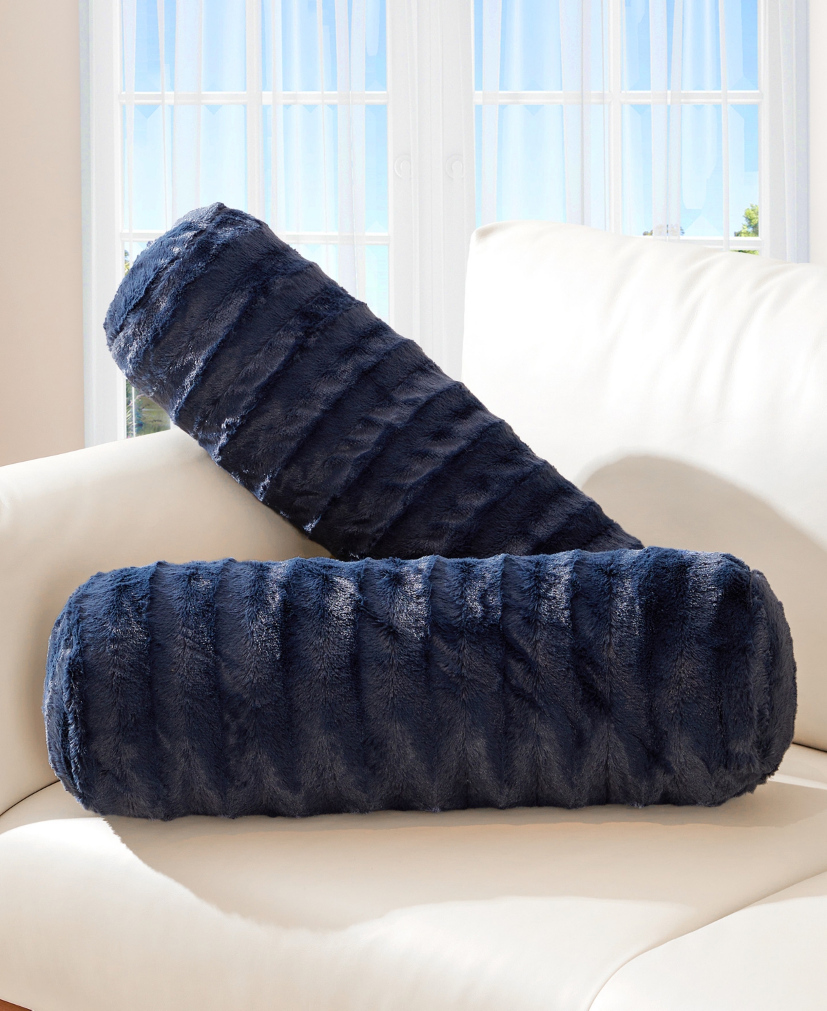 Click here for Cheer Collection Bolster Decorative Pillow Set  8... prices