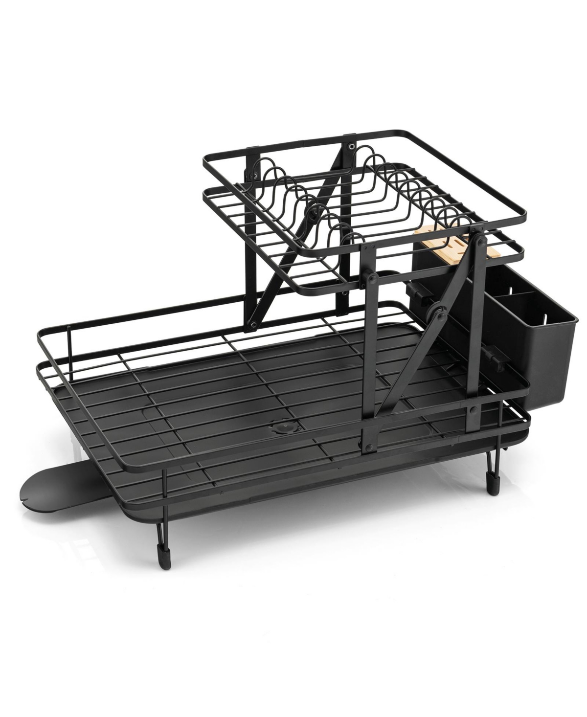 Click here for 2-Tier Collapsible Dish Drainer Rack with Removabl... prices