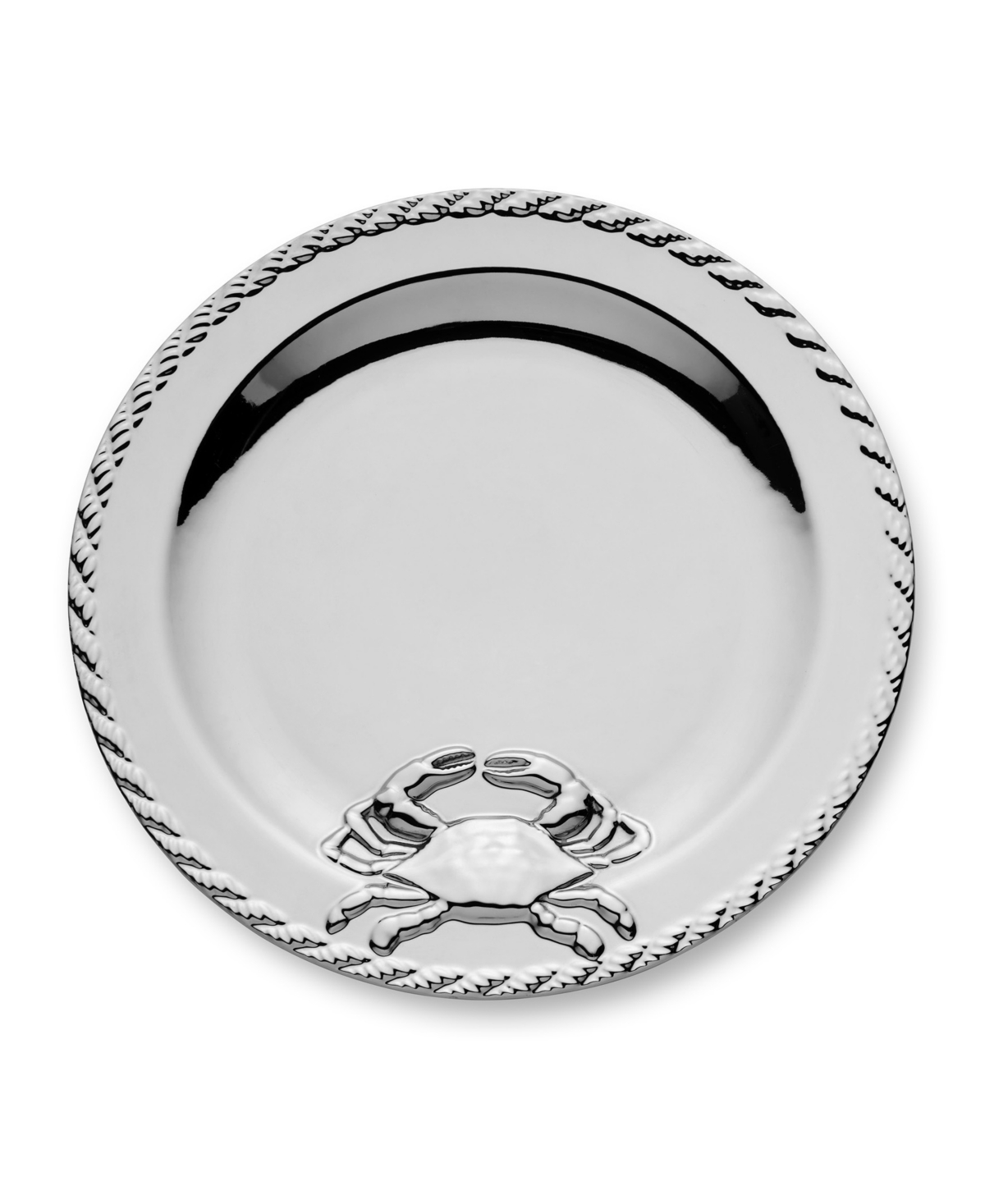 Click here for Certified International Silver Plated Crab Round P... prices