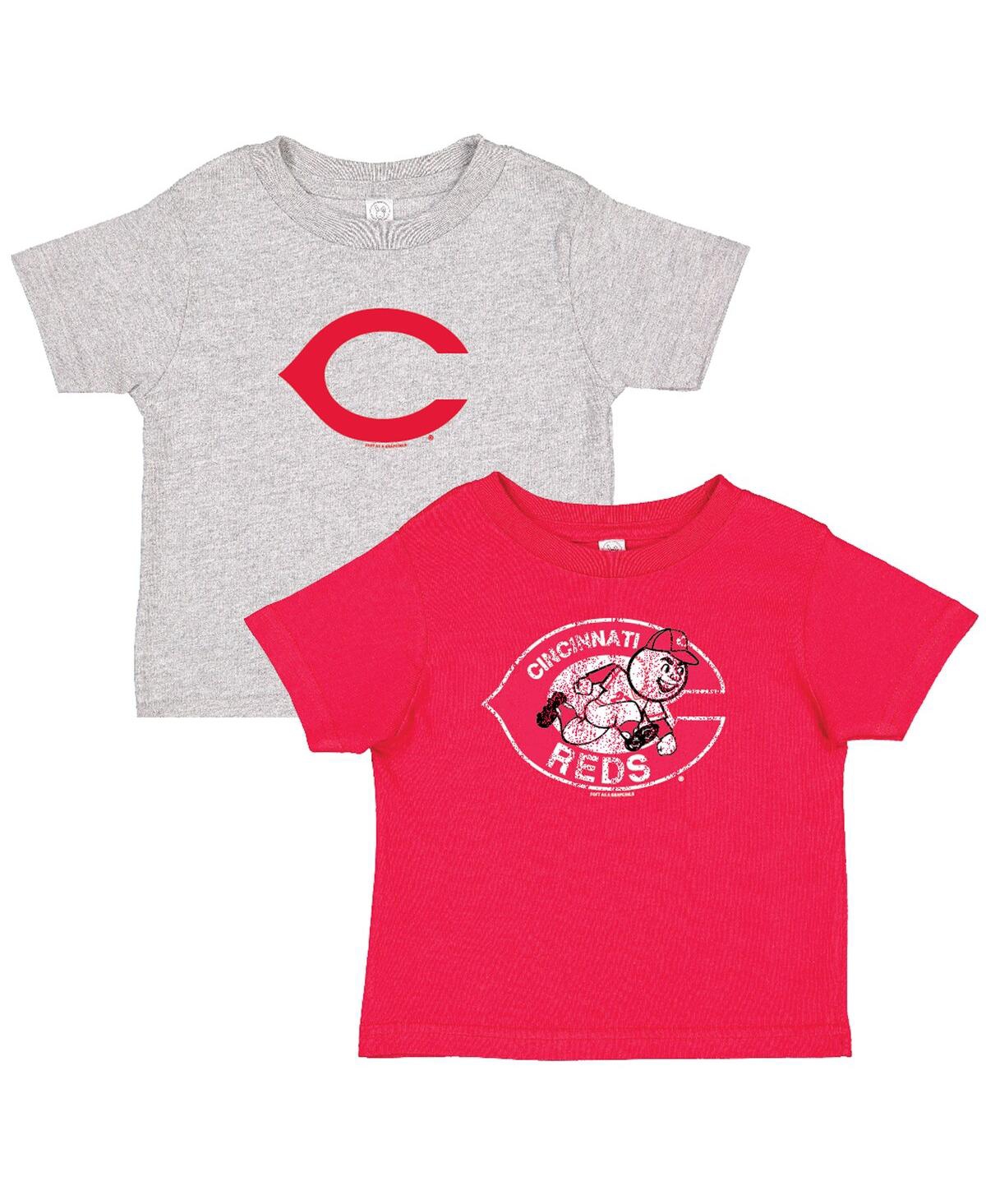 Click here for Soft as a Grape Toddler Red/Heather Gray Cincinnat... prices