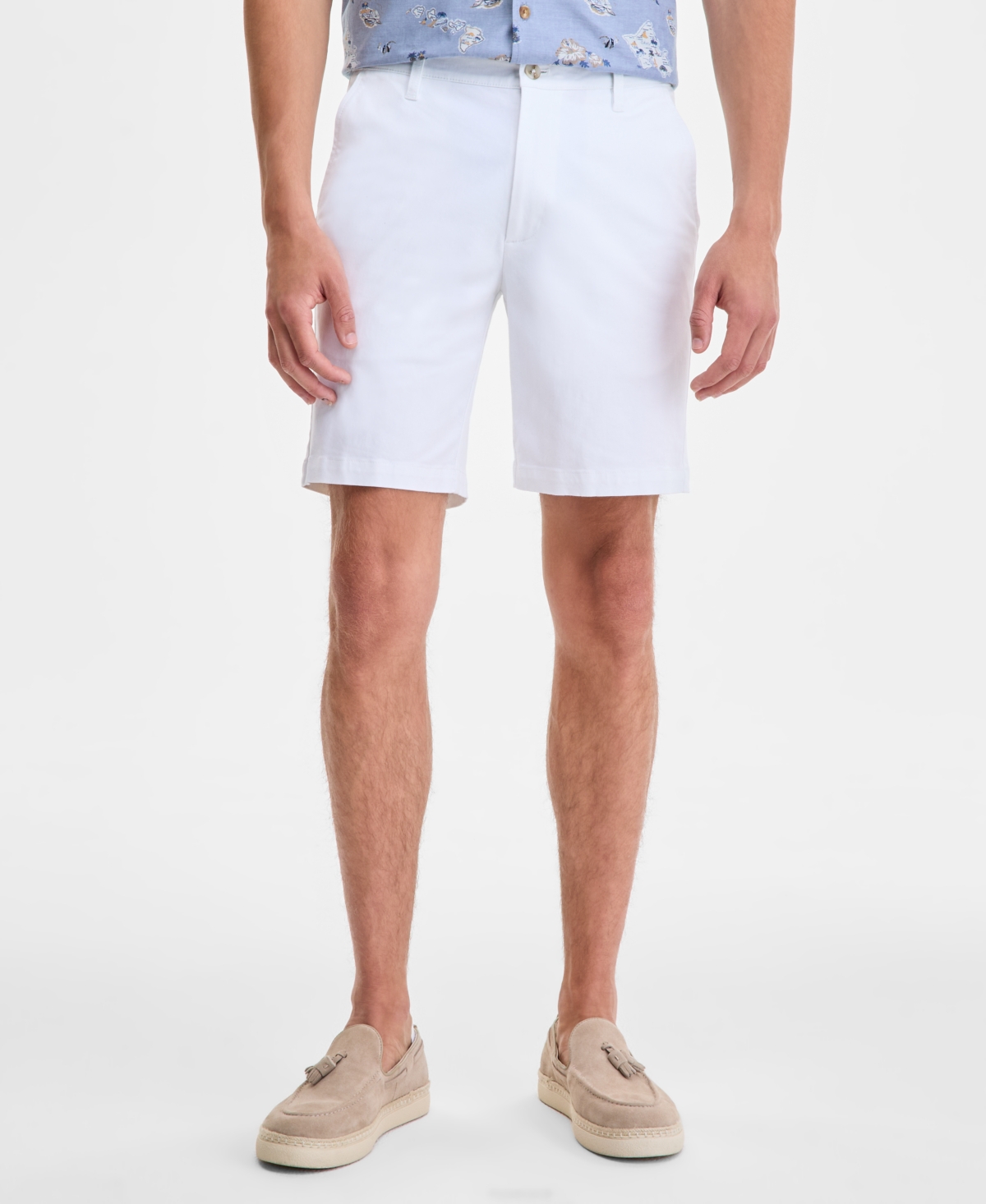 Click here for Nautica Classic-Fit 8.5 Stretch Chino Flat-Front D... prices