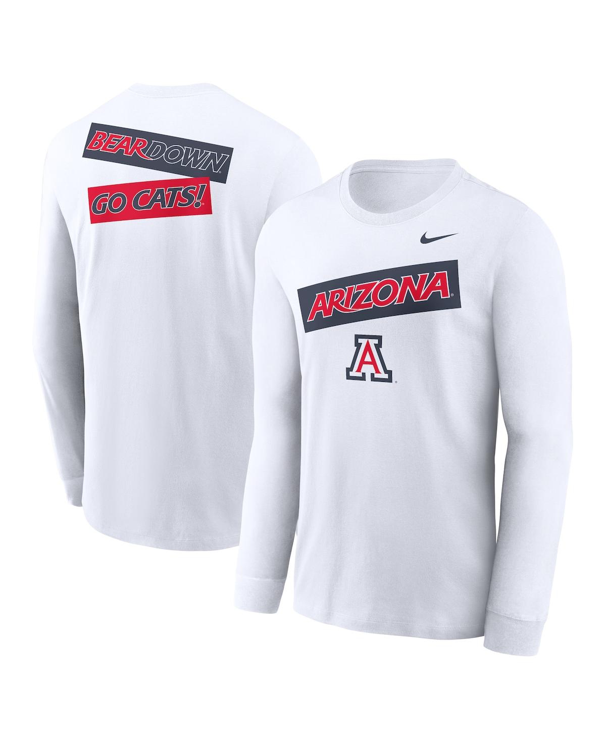 Click here for Nike Mens White Arizona Wildcats Two-Hit Classic L... prices