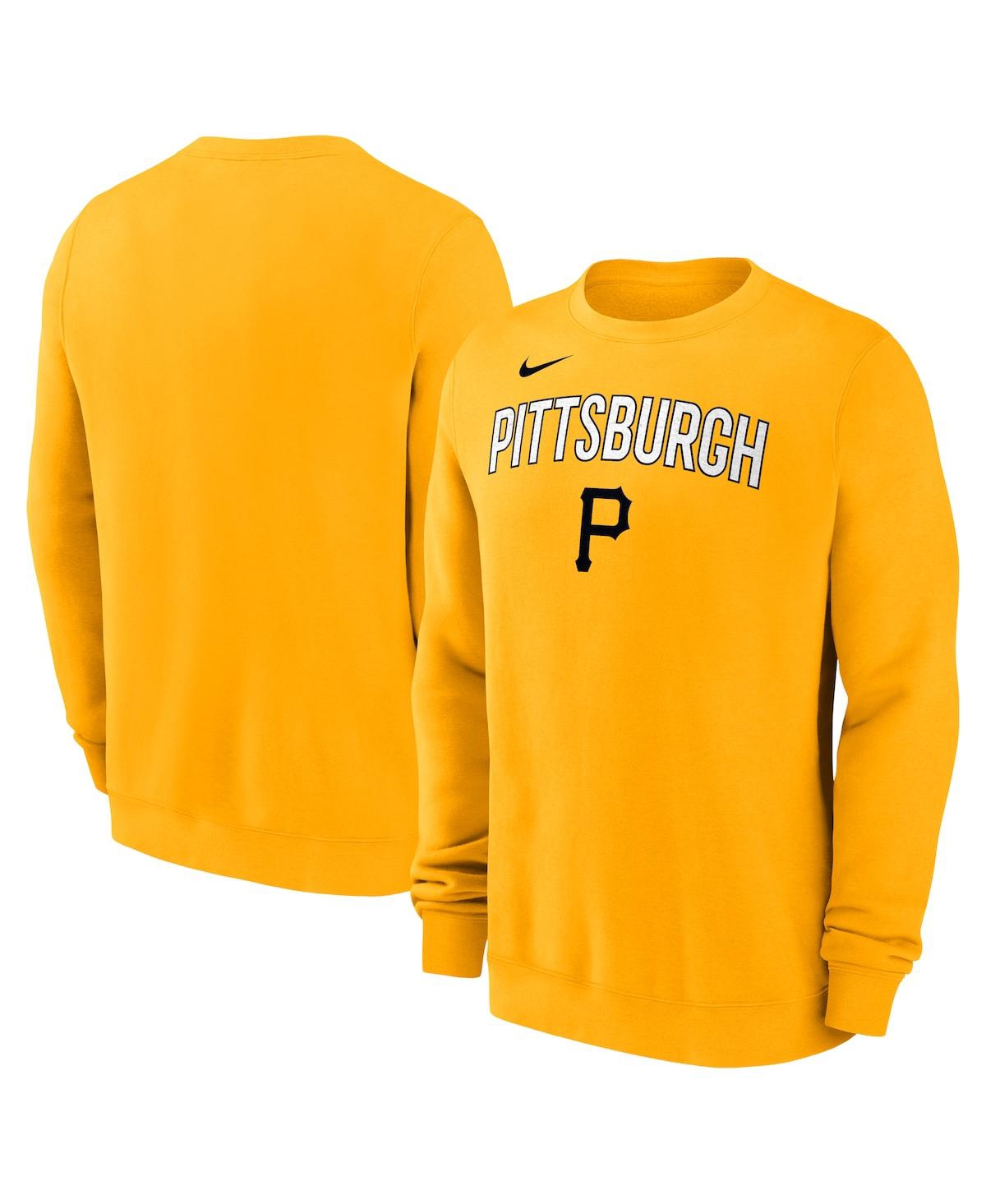Click here for Nike Mens Gold Pittsburgh Pirates Pullover Sweatsh... prices