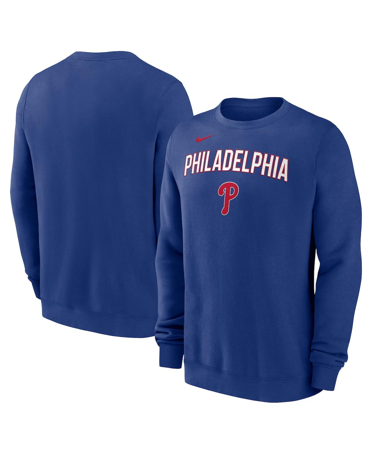 Click here for Nike Mens Royal Philadelphia Phillies Pullover Swe... prices