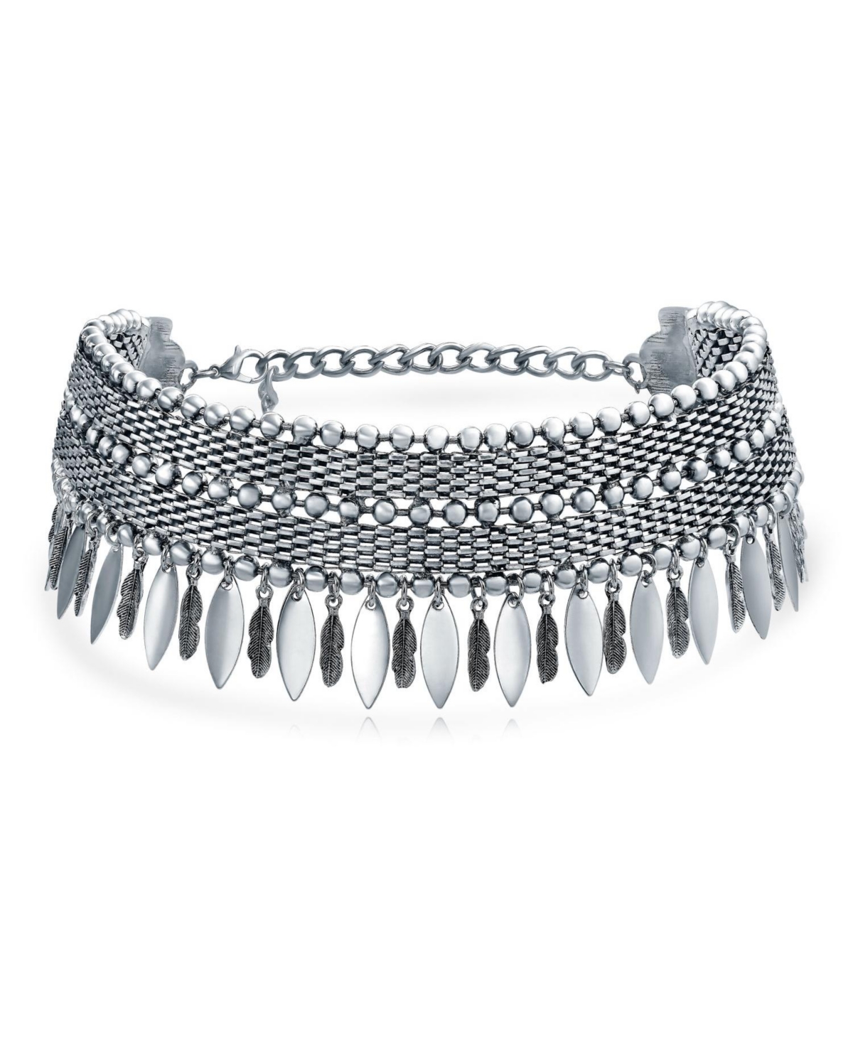Click here for Bling Jewelry Native American Style Feather Choker... prices