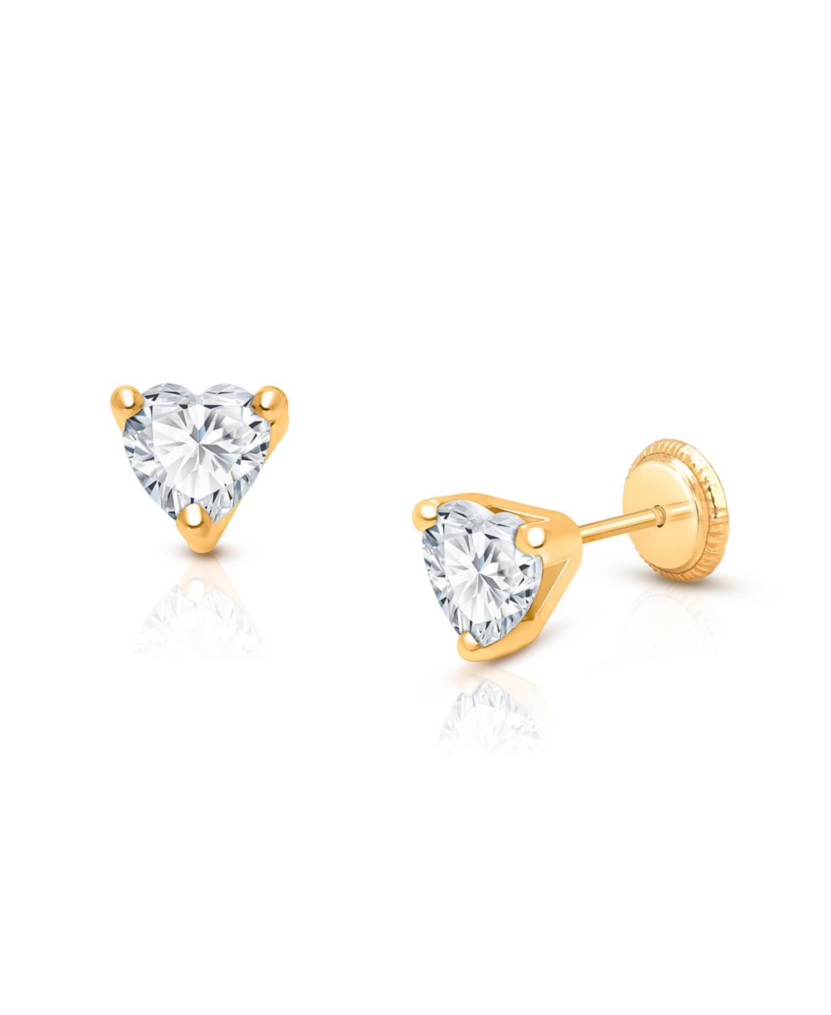 Click here for Tiny Blessings Childrens 14K Gold Clear Dazzling H... prices