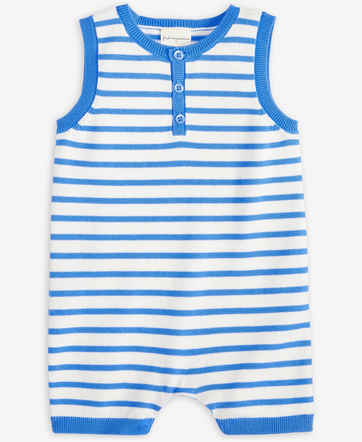 Click here for First Impressions Baby Seaside Striped Cotton Romp... prices