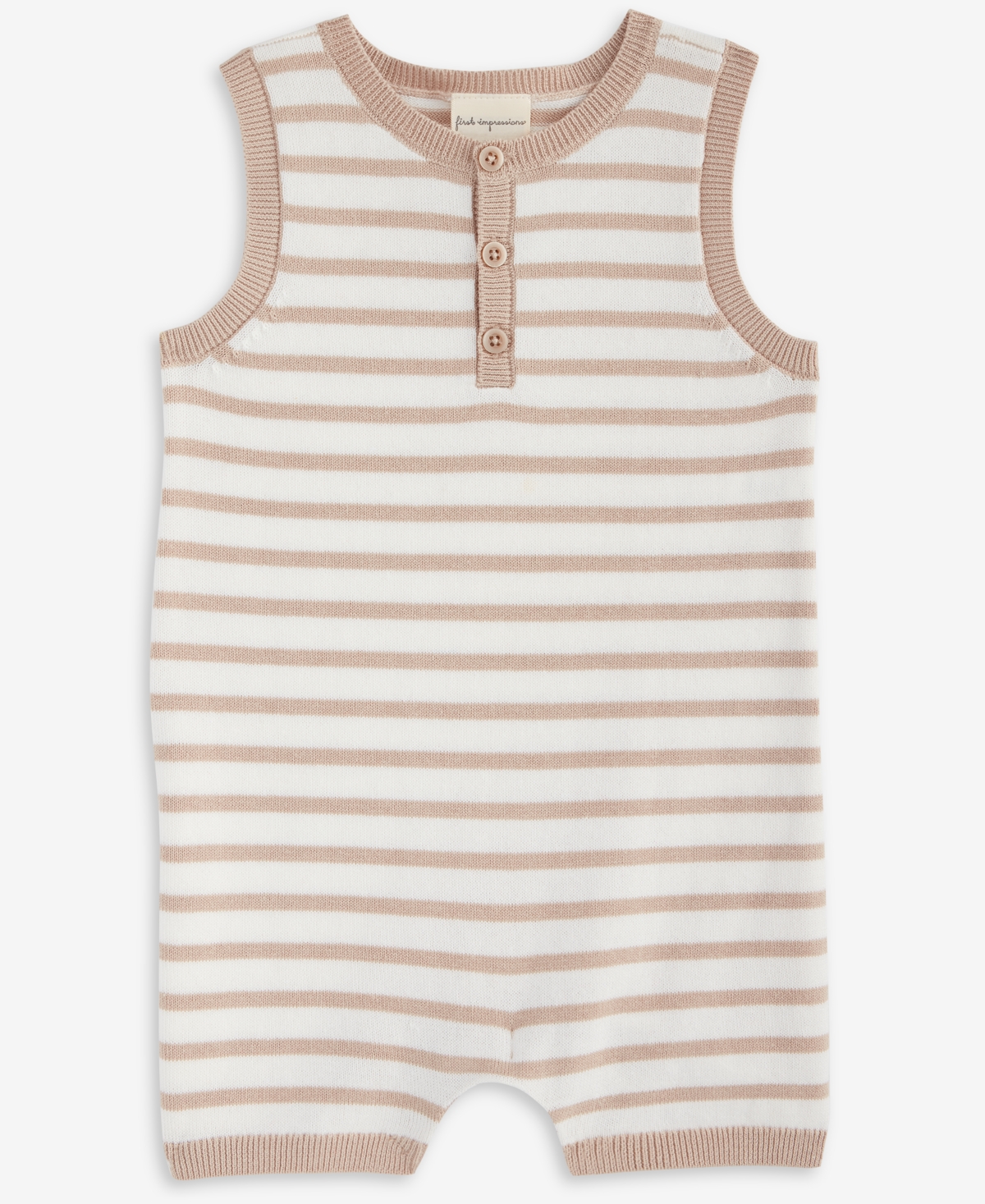 Click here for First Impressions Baby Seaside Striped Cotton Romp... prices