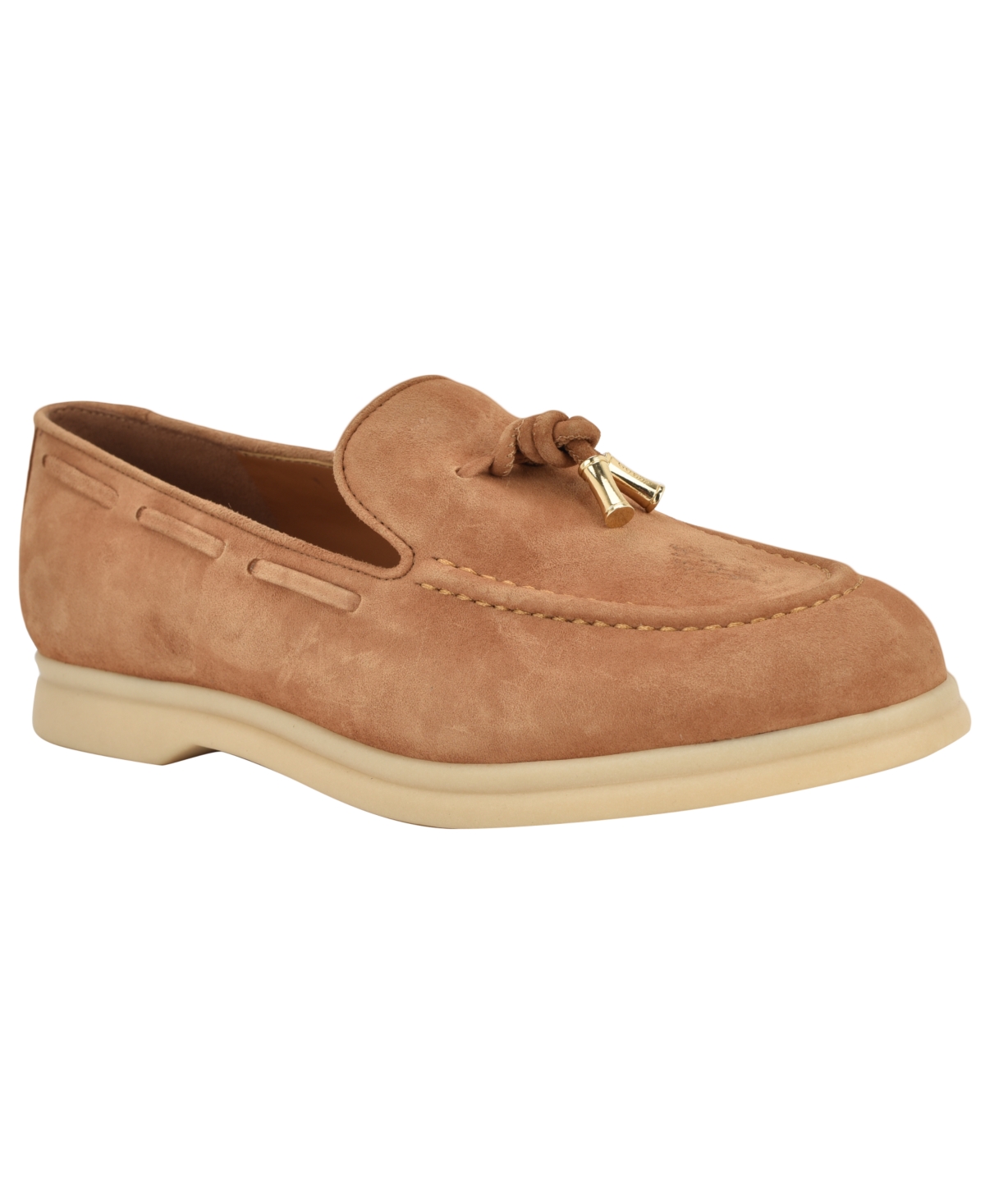 Click here for Guess Womens Aryana Interlaced Suede Slip-On Boat... prices