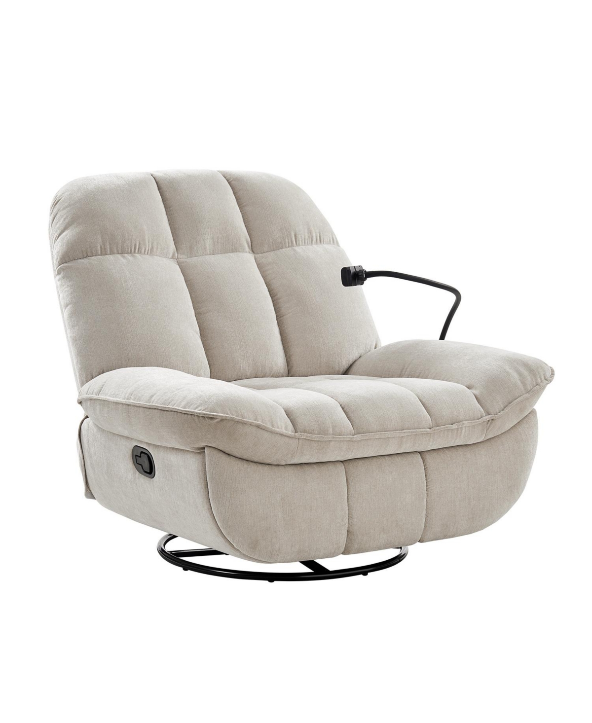 Click here for Carol Modern Upholstered Manual Swivel Rocker Recl... prices