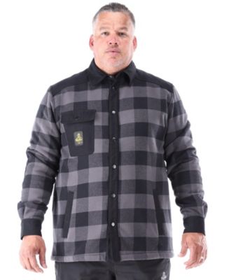 RefrigiWear Men's Heavyweight Flannel Work Shirt - Warm Durable Button-Up Shirt - Macy's