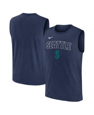 Nike Men's Navy Seattle Mariners Knockout Performance Muscle Tank Top ...