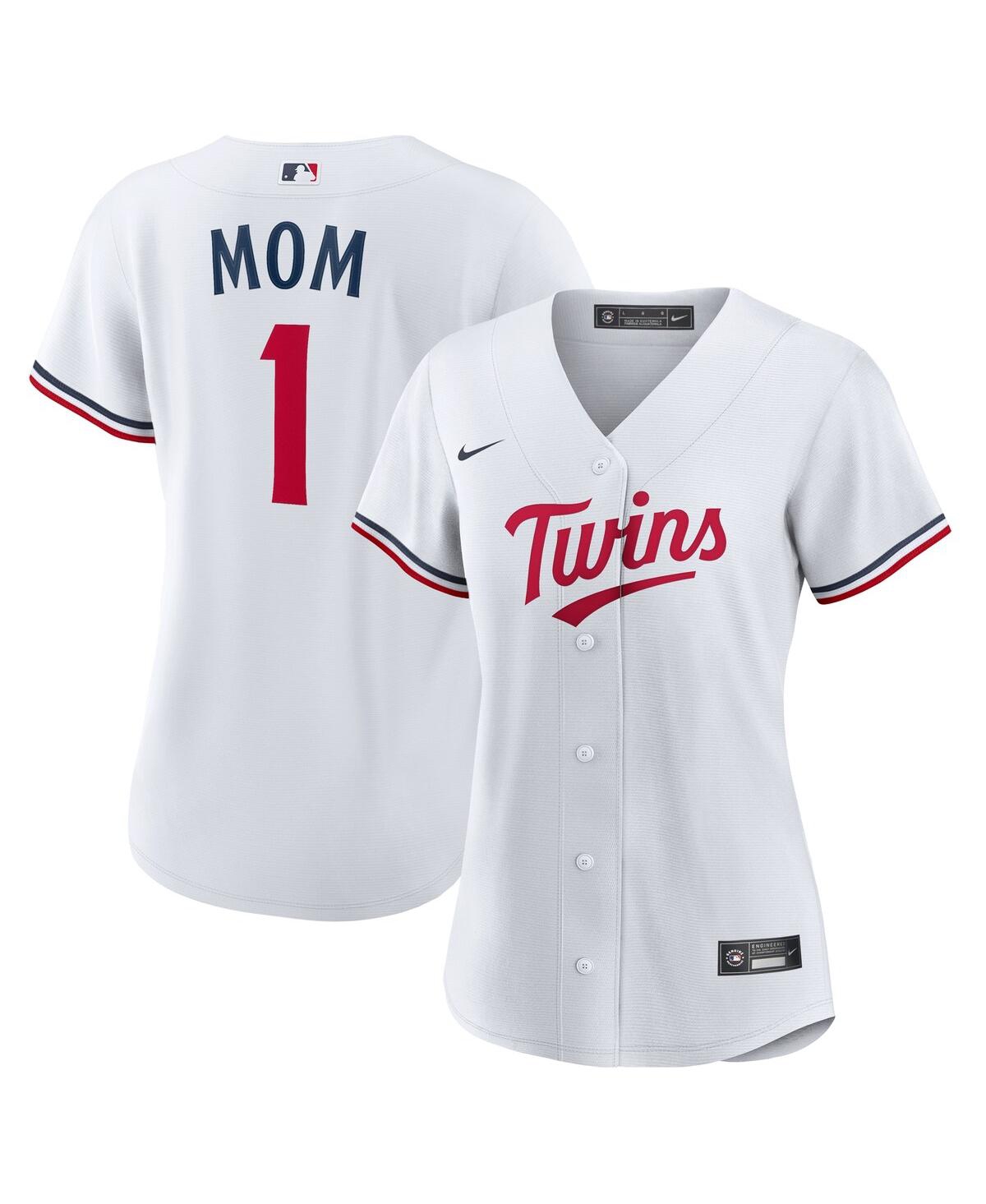 Click here for Nike WomensÂ White Minnesota Twins 1 Mom Home Repl... prices
