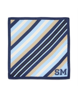 Steve Madden Varsity Crew Pattern Matte Square Scarf - Macy's