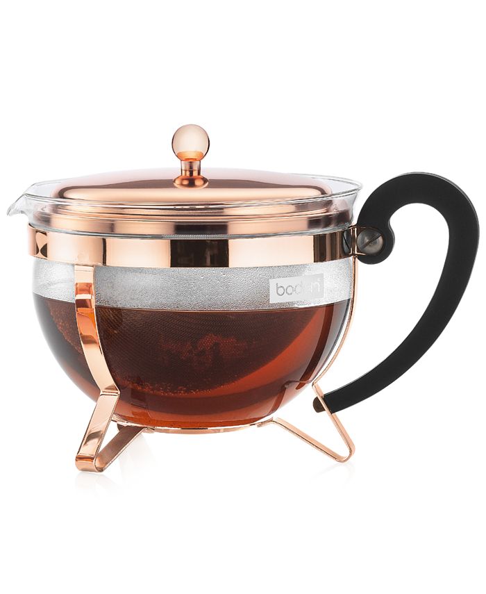Bodum Chambord Classic Copper 44 Oz. Tea Pot - Macy's