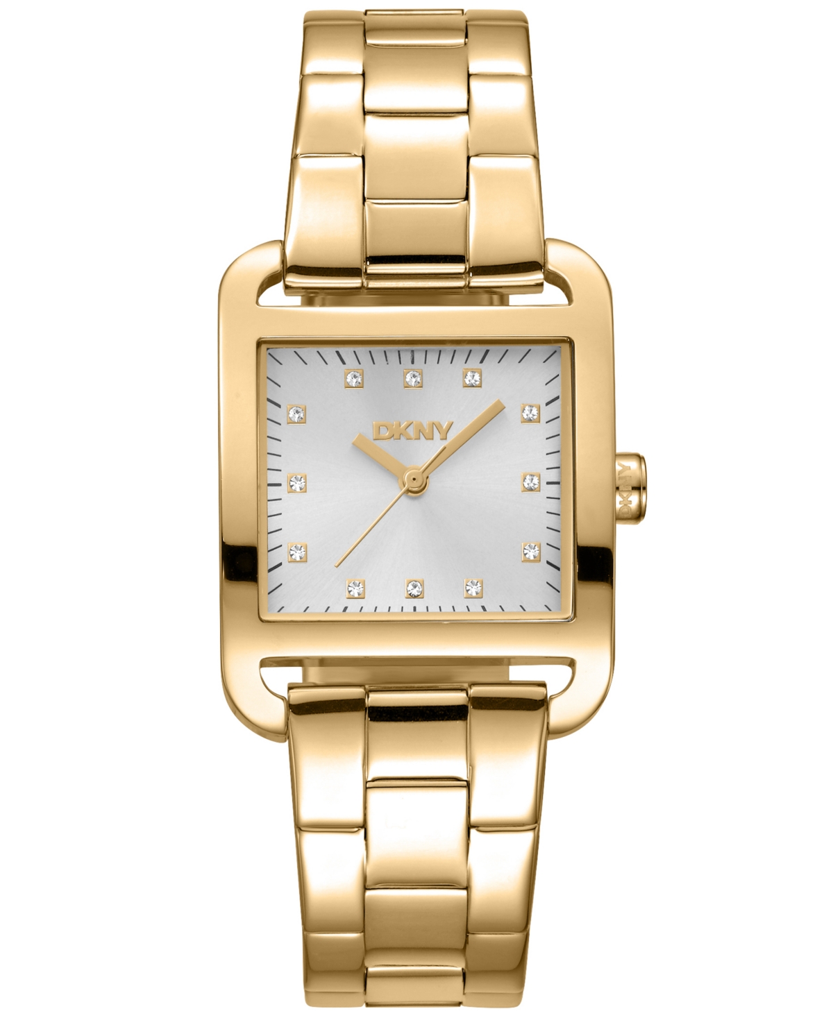 Click here for Dkny Womens City Midi Gold-Tone Stainless Steel Br... prices