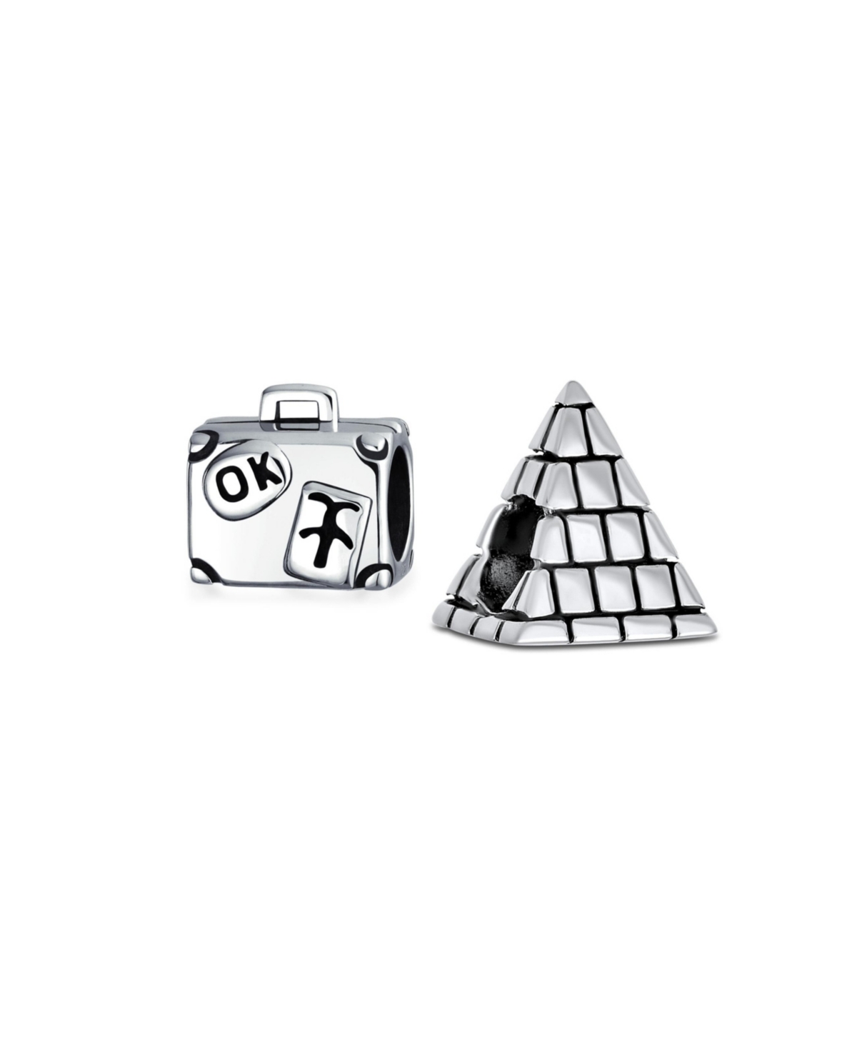 Click here for Bling Jewelry Set of 2 Vacation Travel Suitcase Lu... prices