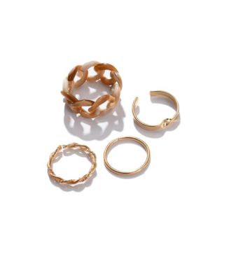 SOHI Women's Chainlink Multi-Layer Ring - Macy's