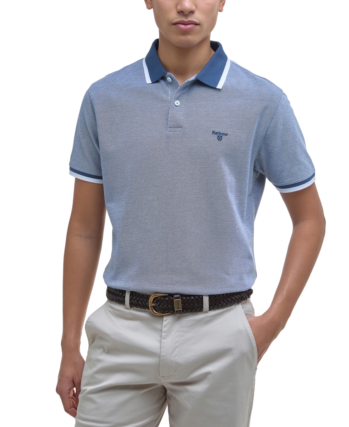 Click here for Barbour Mens Barnard Tailored-Fit Short Sleeve Pol... prices