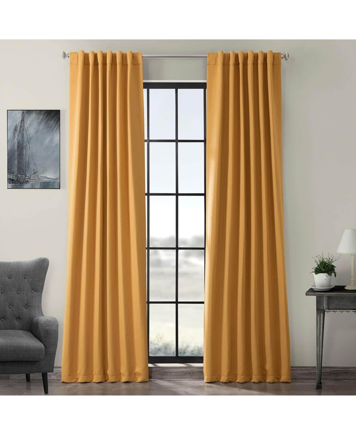 Click here for Half Price Drapes Room Darkening Curtain - Marigol... prices