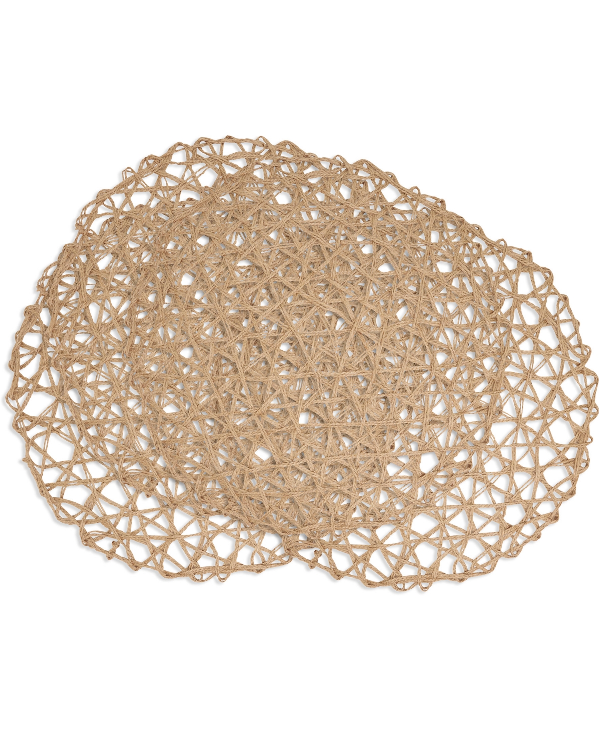 Click here for Saro Lifestyle Wire Duo Placemats  15 Round - Natu... prices
