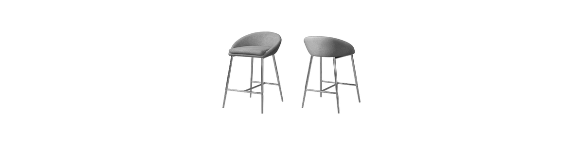 Click here for Stylish Set of Two Metal Bar Chairs with Low Back... prices