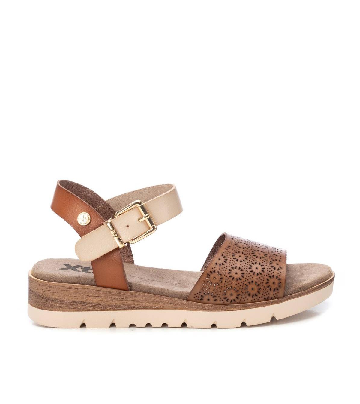 Click here for Womens Die Cut Sandals By Xti - Taupe prices