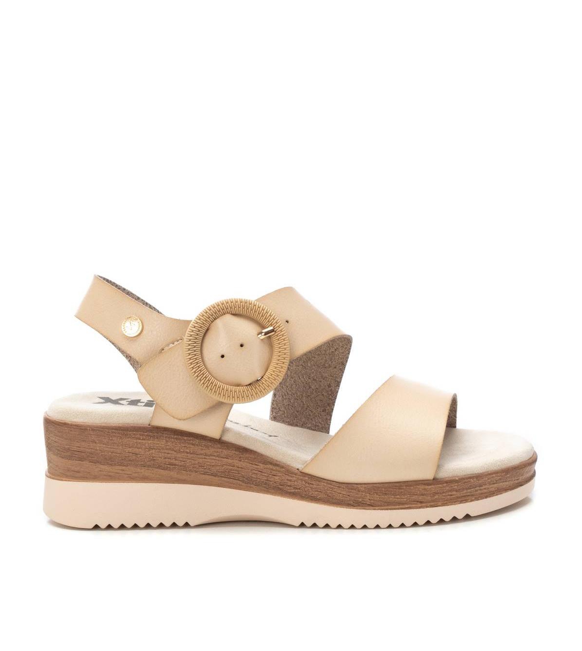 Click here for Womens Wedge Sandals By Xti - Beige prices