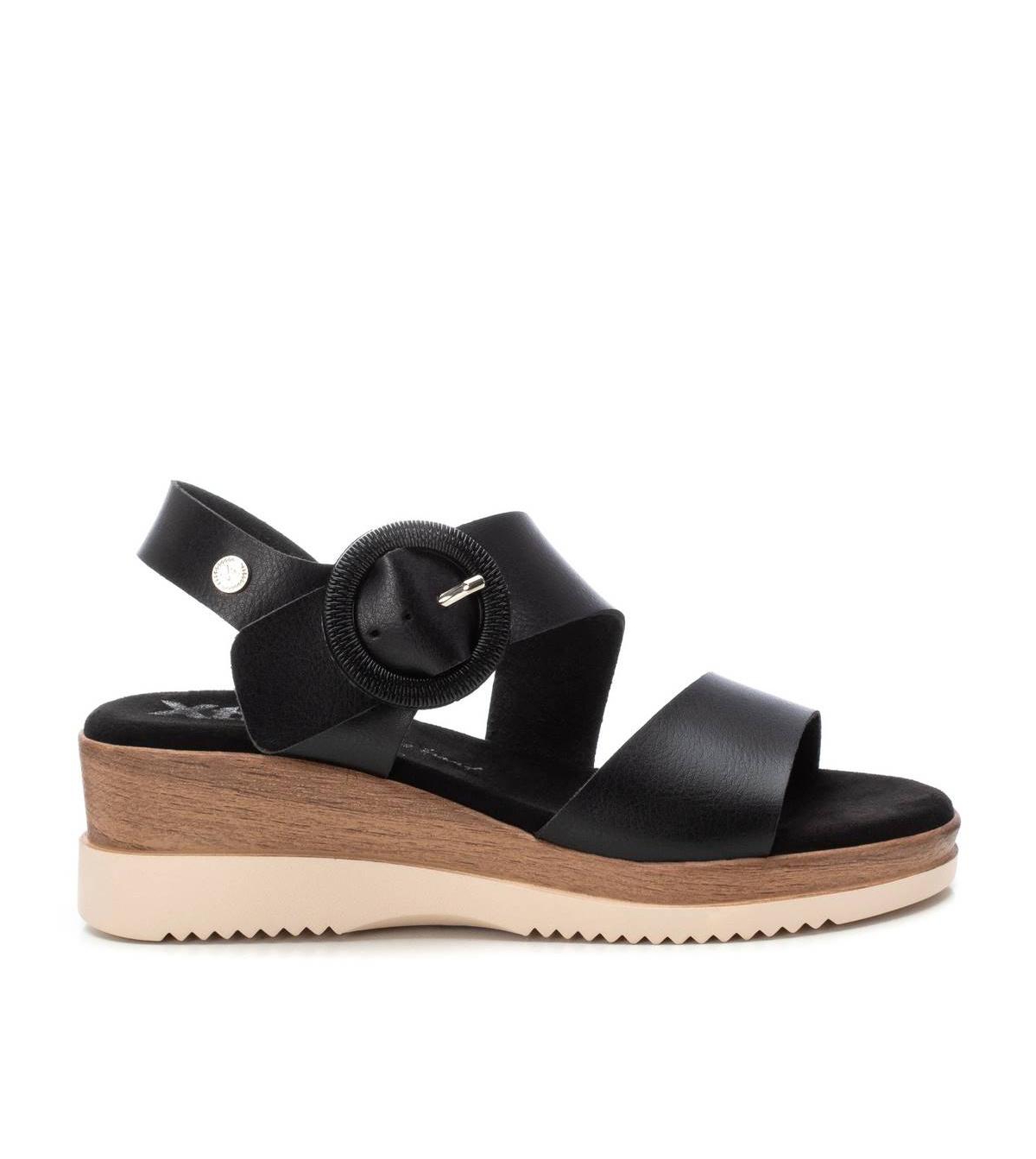 Click here for Womens Wedge Sandals By Xti - Black prices