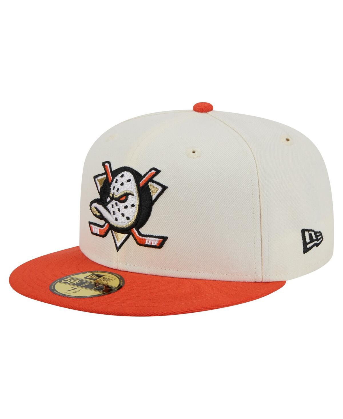Click here for New Era Mens White Anaheim Ducks Chrome Two-Toned... prices